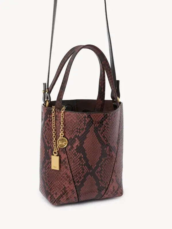 Chloé Small Spin Tote Bag - Redwood