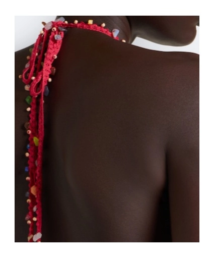 Christopher Esber Embellished Cotton-blend Maxi Gown