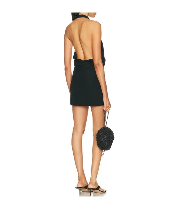 Wardrobe.NYC Halterneck Mini Dress