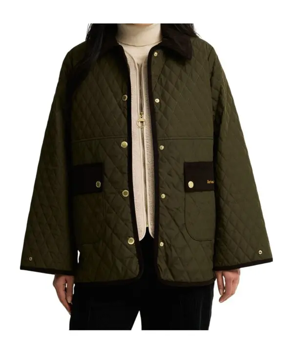 Barbour Whickham Quilted Jacket - Olive Green