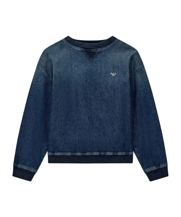 Emporio Armani Denim Sweatshirt - Blue