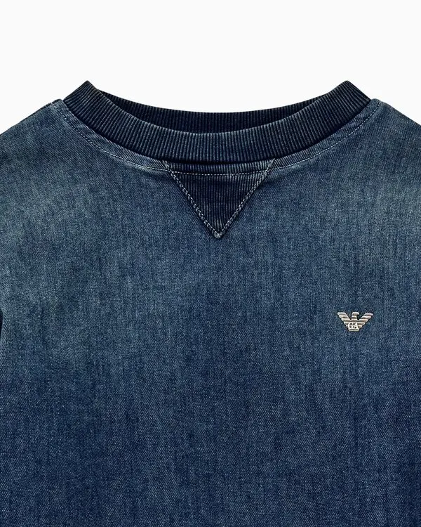 Emporio Armani Denim Sweatshirt