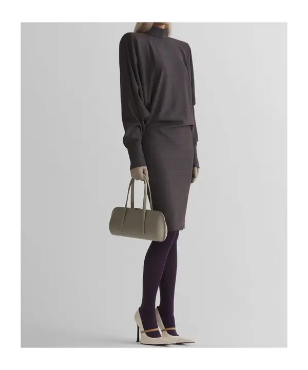 MUGLER Midi Bat Sleeves Dress