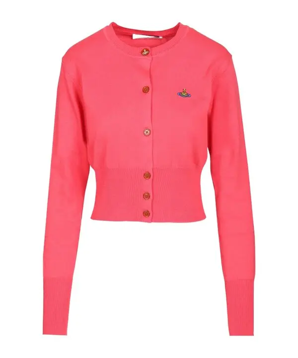 VIVIENNE WESTWOOD Bea Cropped Cardigan - Pink