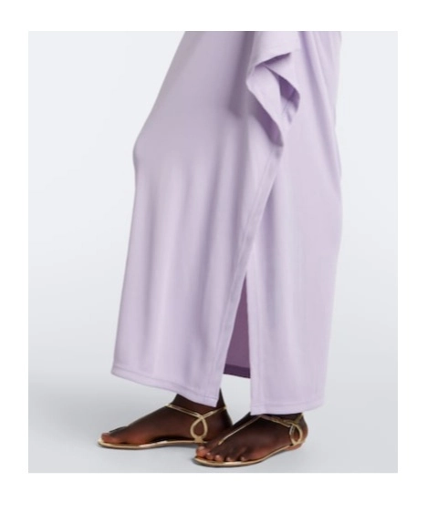Christopher Esber Spiral Beach Glass Ribbed-knit Jersey Maxi Skirt