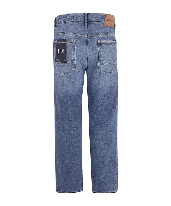 Emporio Armani Wide Leg Baggy Jeans