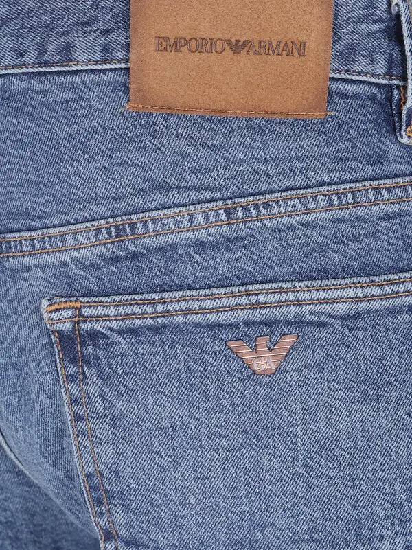 Emporio Armani Wide Leg Baggy Jeans