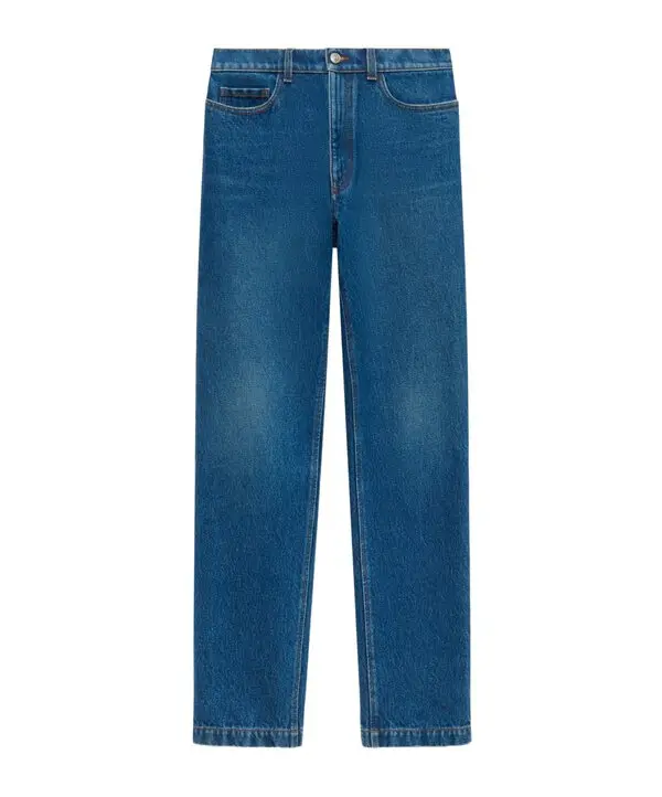Marni Logo-patch Straight-leg Jeans