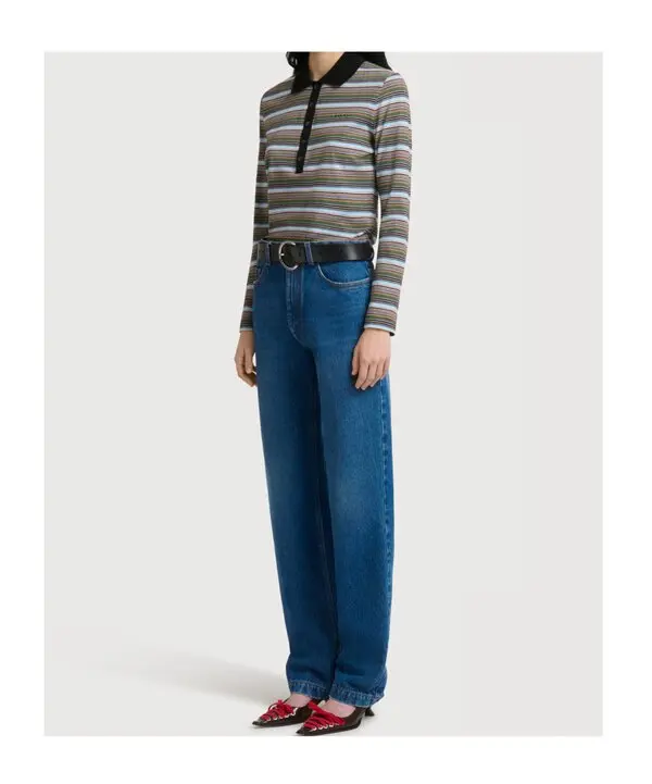 Marni Logo-patch Straight-leg Jeans