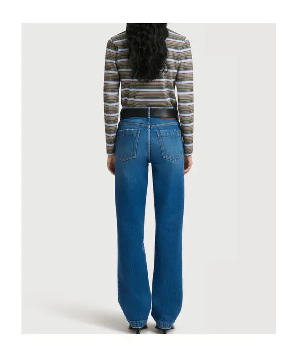 Marni Logo-patch Straight-leg Jeans