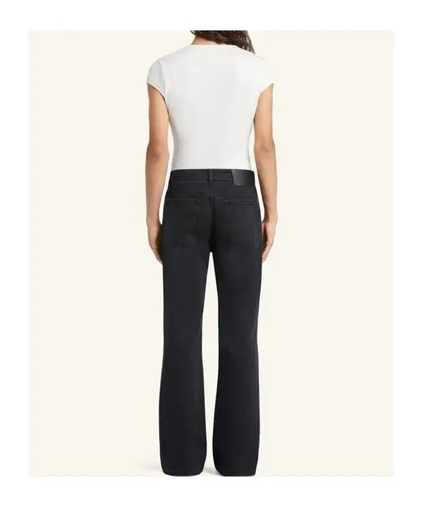 COURREGES Logo-embroidery Crew-neck T-shirt