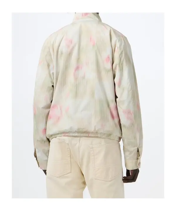 Our Legacy Casino Floral Print Ripstop Zip-up Jacket - Nude
