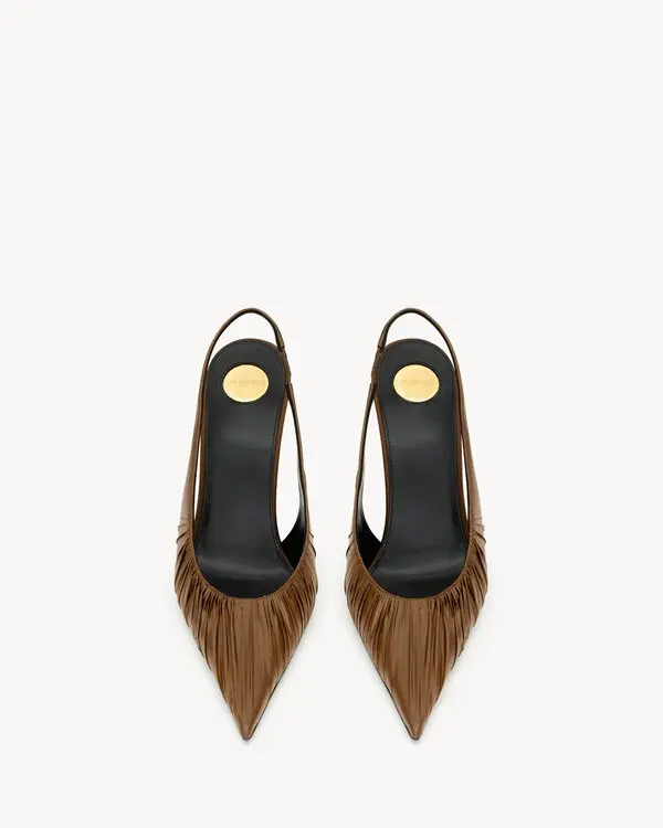 Saint Laurent Pointed-toe High-heeled Sandals