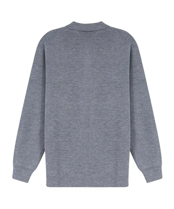 Aspesi Single-breasted Long-sleeve Knit Top
