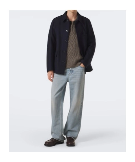 FRAME Cable-knit Wool And Alpaca-blend Polo Sweater