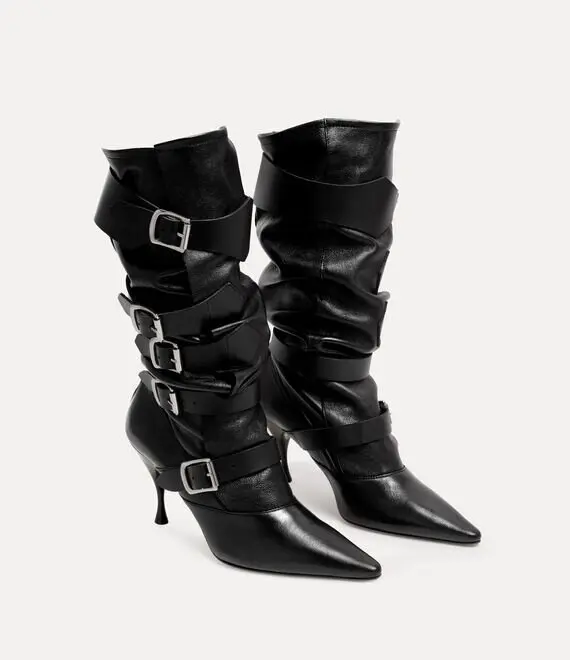 VIVIENNE WESTWOOD Buckled Stiletto Boots