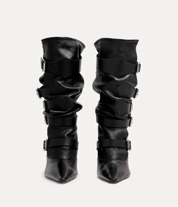 VIVIENNE WESTWOOD Buckled Stiletto Boots