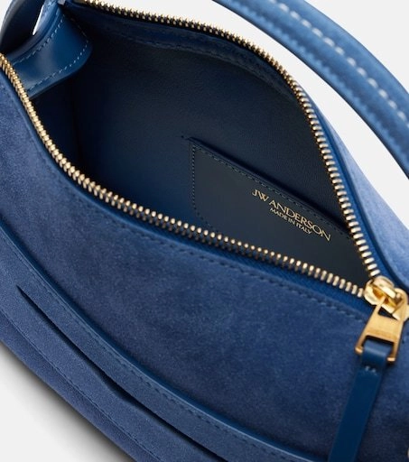 J.W.ANDERSON Loafer Small Suede Shoulder Bag