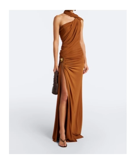 Christopher Esber Helix Crystal Draped Gown