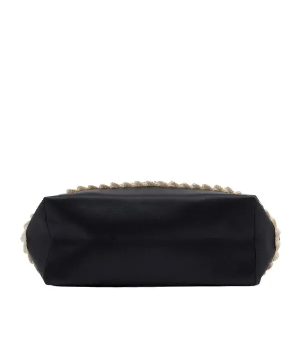 Magda Butrym Crochet-trimmed Clutch - Black