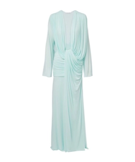 Christopher Esber Ripple Draped Gown - Blue