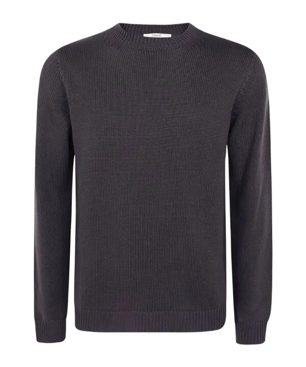 NUUR Crew-neck Sweater - Dark Brown
