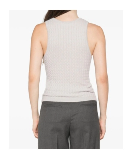 LISA YANG Crew-neck Knit Vest