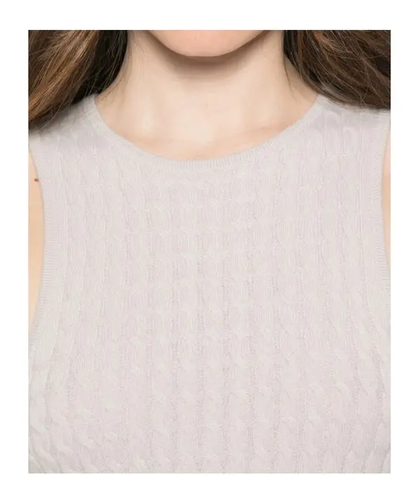 LISA YANG Crew-neck Knit Vest