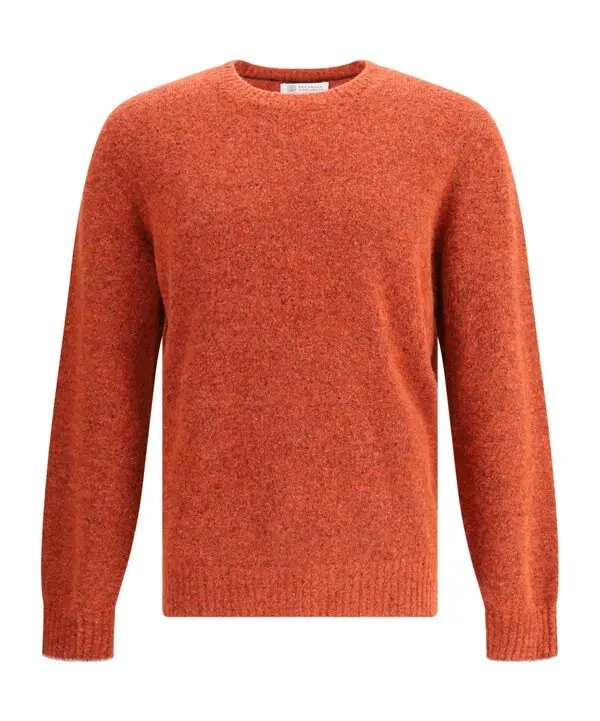 Brunello Cucinelli Crewneck Knitted Jumper - Brown