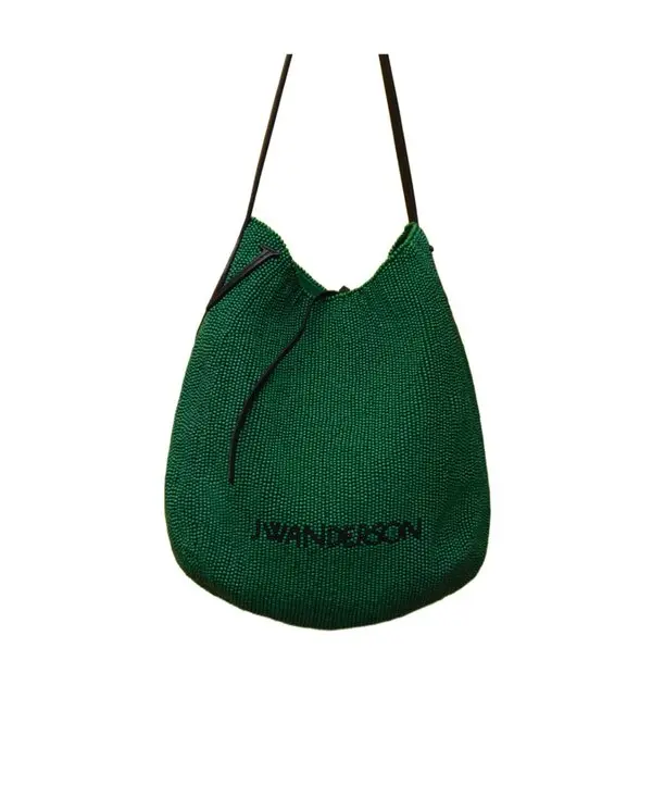 J.W.ANDERSON Small Beaded Bulb Bag - Green