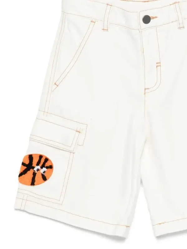 Stella McCartney Appliqué Cargo Shorts