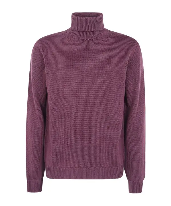 NUUR Turtleneck Sweater - Eggplant
