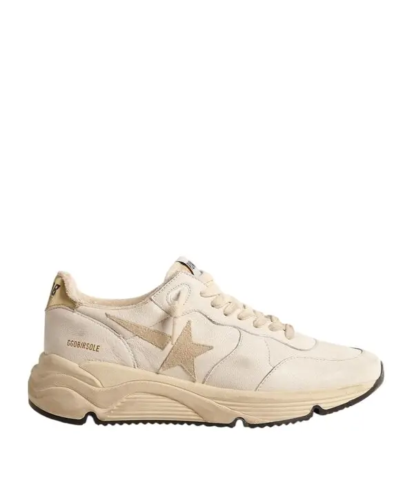 GOLDEN GOOSE Running Sole Lace-up Sneakers - Nude