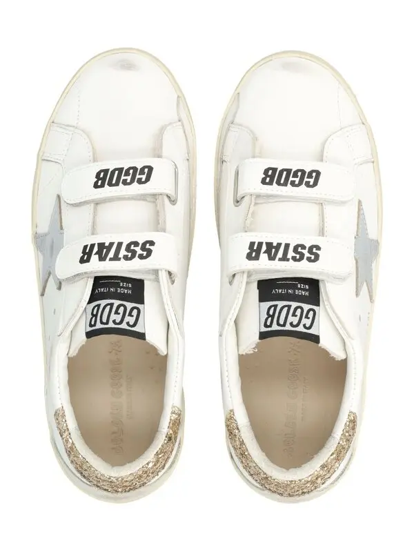 GOLDEN GOOSE Round-toe Sneakers With Velcro Fastening