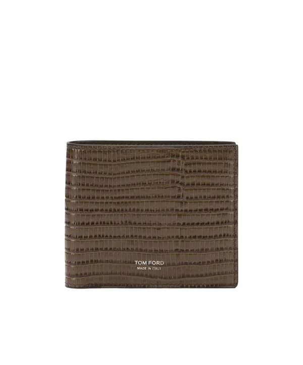 TOM FORD Tejus T Line' Wallet - Brown