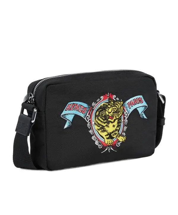 Kenzo Tiger Embroidered Messenger Bag