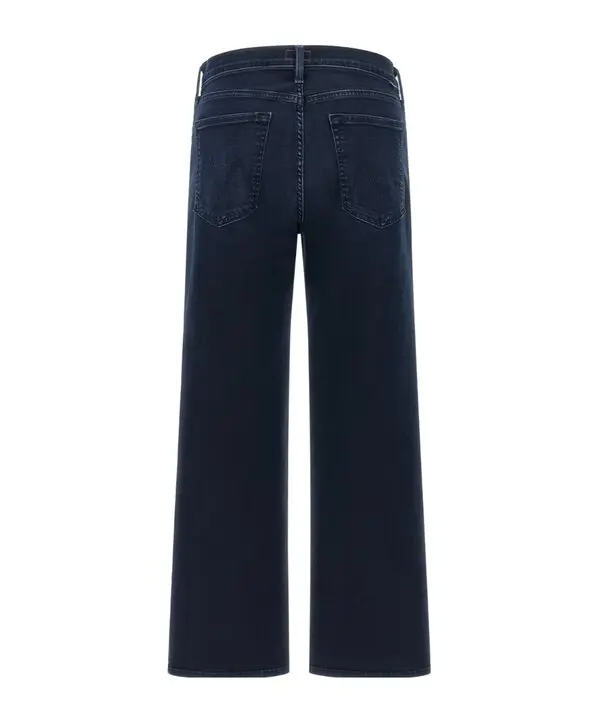 MOTHER The Mid Rise Rambler Zip Ankle Jeans - Blue