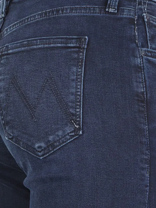 MOTHER The Mid Rise Rambler Zip Ankle Jeans