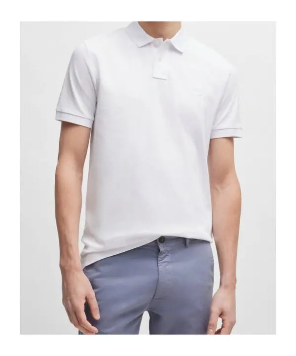 Hugo Boss Logo Patch Short Sleeved Polo Shirt