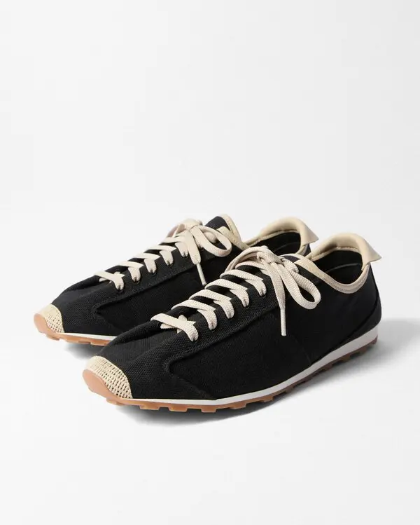 Jacquemus Lace-up Canvas Sneakers