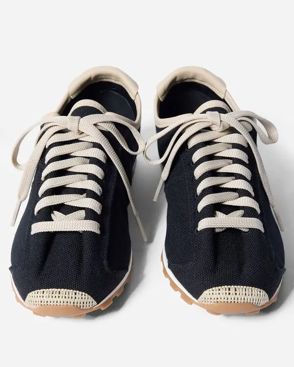 Jacquemus Lace-up Canvas Sneakers