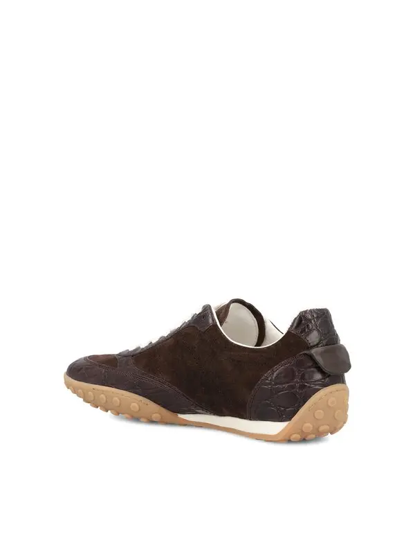TOD'S Embossed Lace-up Sneakers