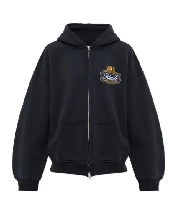 Rhude Long Sleeve Hooded Sweatshirt