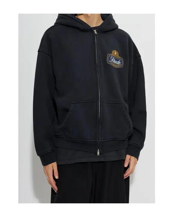 Rhude Long Sleeve Hooded Sweatshirt