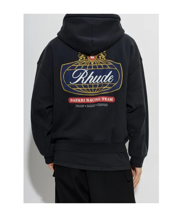 Rhude Long Sleeve Hooded Sweatshirt