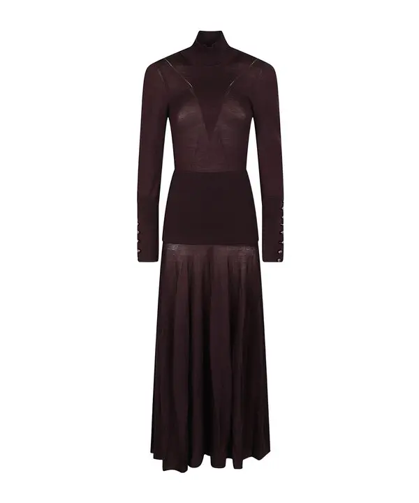 Rabanne Long Dress - Black