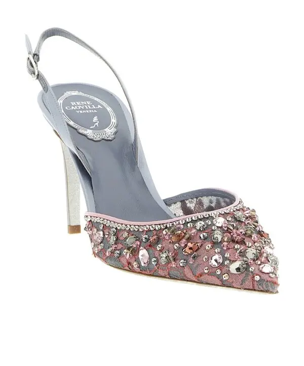 Rene Caovilla Pointed-toe High-heeled Sandals