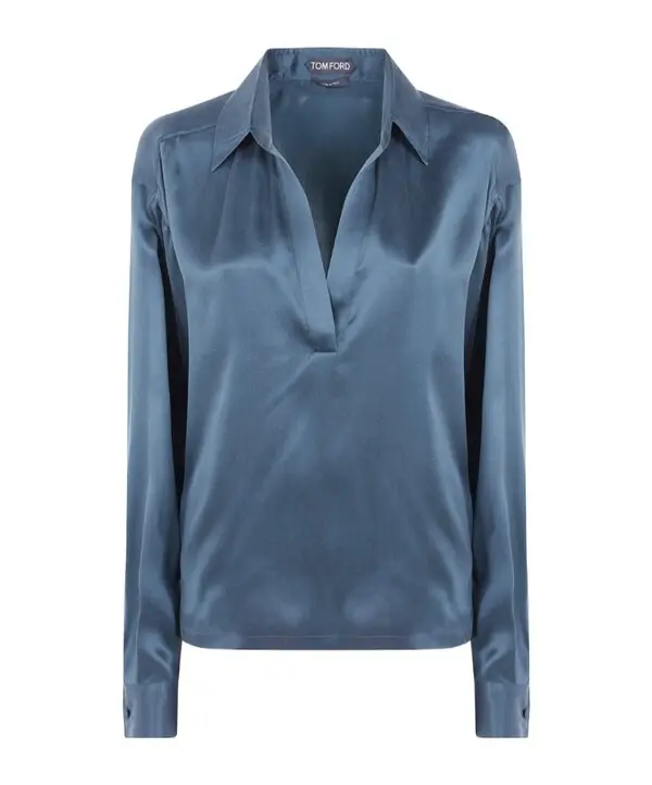 TOM FORD Long-sleeve Polo Shirt