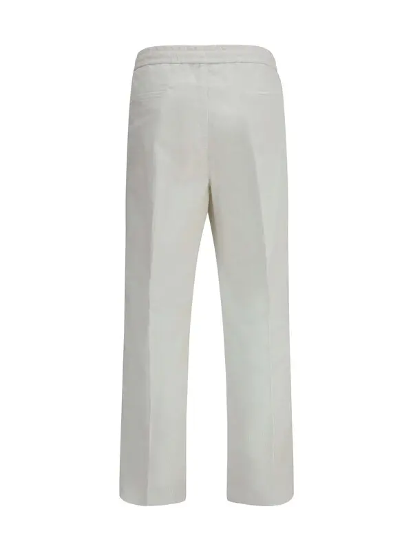 Brunello Cucinelli Drawstring Tapered Leg Trousers