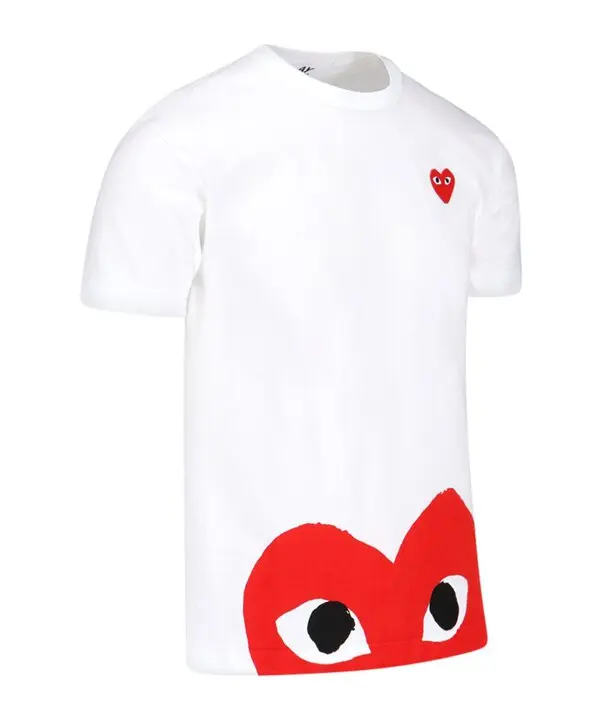 Play Comme Des Garcon Short-sleeved T-shirt - White